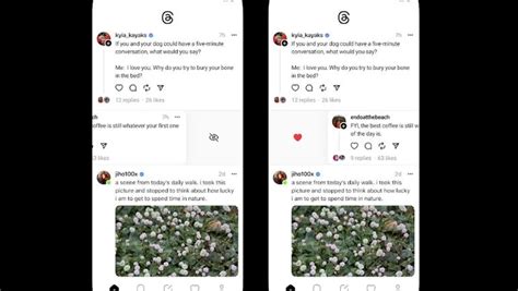 interestingknowledge on linkedin threads tests side swiping ui to indicate interest in posts