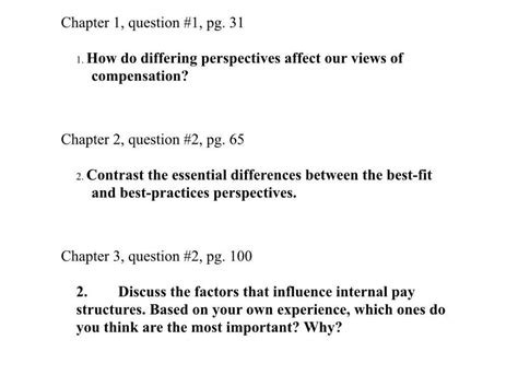 Solved Chapter 1 ﻿question 1 ﻿pg 31how Do Differing
