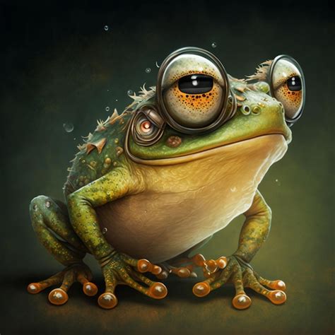 Premium Photo 3d Frog With Laziness