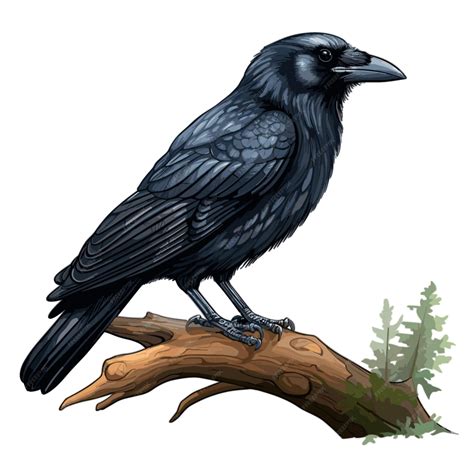 Premium Vector Crow Vector On White Background