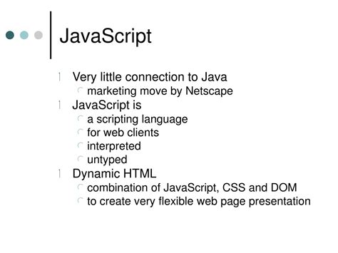 Ppt Javascript I Powerpoint Presentation Free Download Id9699302