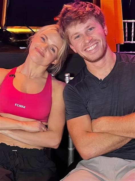 Dwts Drama As Deleted Text From Robert Irwins Dance Partner Witney