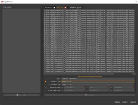 setup multi camera groups