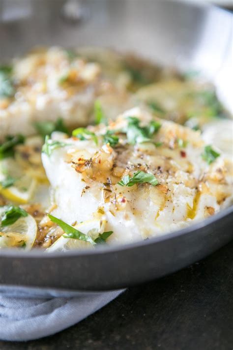 Pan Seared Cod With Herbs And Lemon Primal Palate Paleo Recipes
