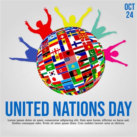 United Nations United Nations Day Template Postermywall