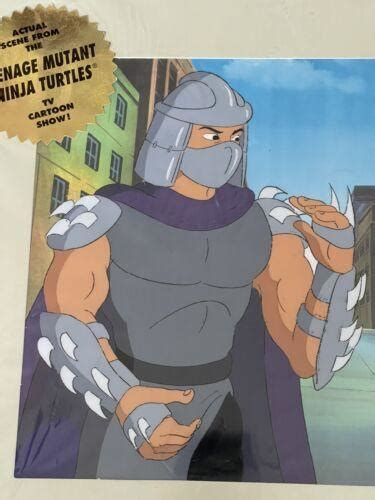 Original Tmnt Animation Cel Shredder Teenage Mutant Ninja Turtles Cell 4556534590