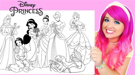 Detailed Disney Coloring Pages Disney Princess Magical Worlds