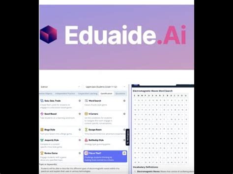Exploring Eduaide Ai For Science Lesson Planning Youtube