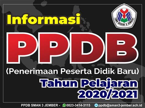 Informasi Penerimaan Peserta Didik Baru Tahun 2020 Sma Negeri 3 Jember