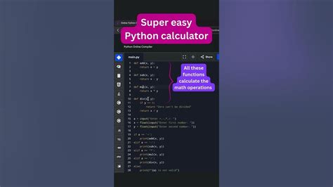 Python Calculator In Minutes Python Calculator Tutorial For Beginners