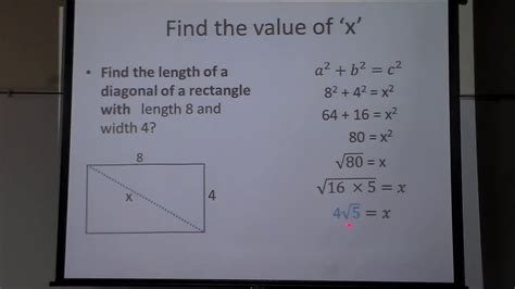 Pythagoras Diagonal