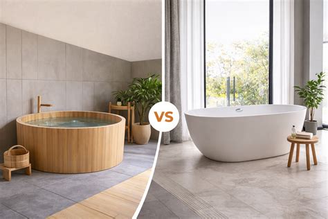 Japanese Soaking Tub Vs Freestanding Tub Which Is Best For Your