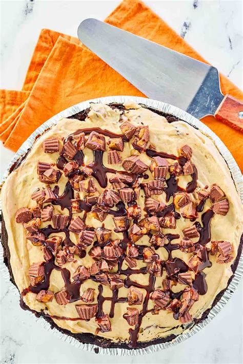 Easy Reeses Peanut Butter Pie No Bake Copykat Recipes