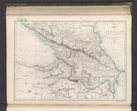 The Caucasus Circassia Georgia Andc And Armenia David Rumsey