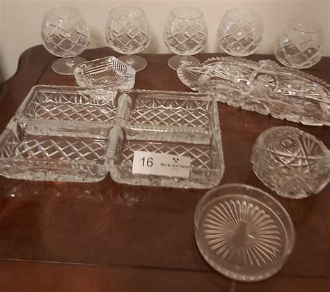 Assorted Crystal Looking Glassware Beck Auctions Inc