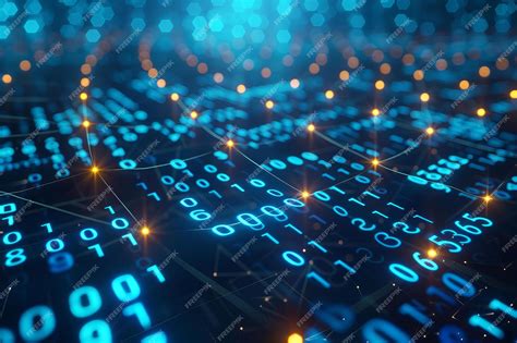 Premium Photo A Digital Display Of Numbers And Numbers With The