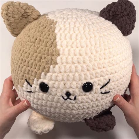 Soft And Cuddly Crochet Cat Squish Pattern Free All Amigurumi