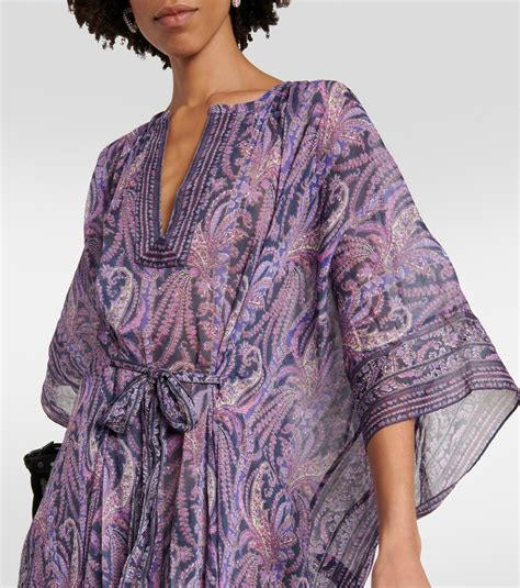 Isabel Marant Floral Cotton And Silk Maxi Dress Isabel Marant