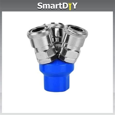 2 Way 3 Way Coupler Smv Y Type Air Quick Pass Coupler Compressor Hose Coupler Shopee Malaysia