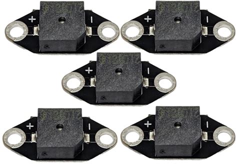 5 Pack Sewable Surface Mount Buzzer For 3v Circuit 24 8mm X 11mm X 6 Sciencepurchase