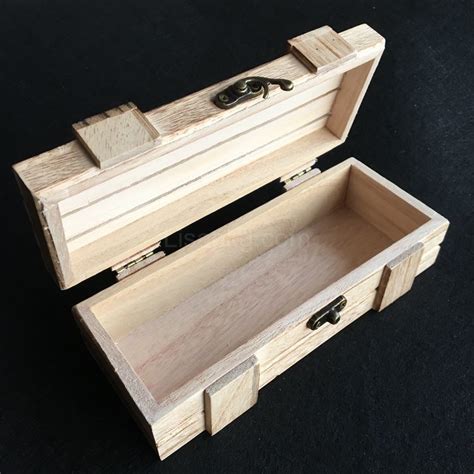 Custom Fashion Fire Roast Solid Wooden Box With Lock