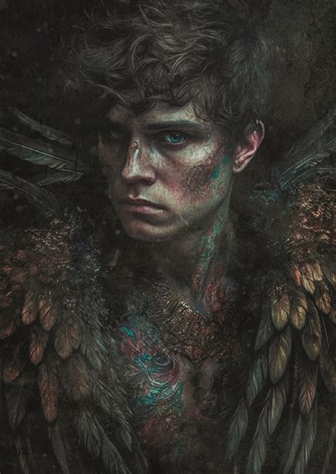 Fallen Angel 4 Posters And Prints By Mari Lisa Bartkowski Printler