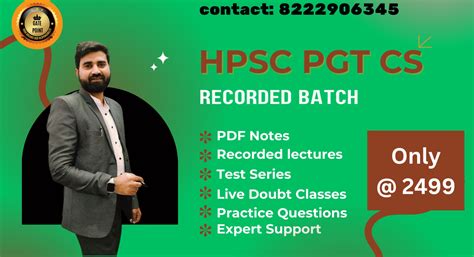 Hpsc Pgt Computer Science Master Course Copy