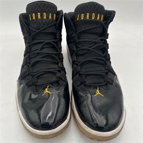 Jordan Shoes Jordan Max Aura Black White Gold Basketball Shoes Mens