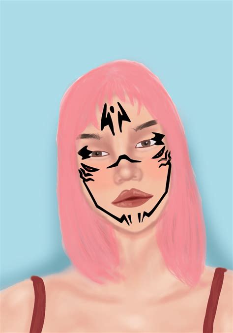 Lukisan Digital Potret Semi Realistik