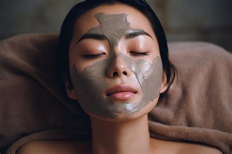Premium Ai Image An Asian Woman Doing Facial