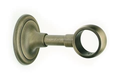 Antique Brass Decorative Curtain Rod Ceiling Brackets Ucb Ab