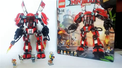 Lego Ninjago Movie Kais Fire Mech Review Youtube