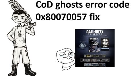 Error Code 0x80070057 Call Of Duty Ghosts Xbox One Youtube