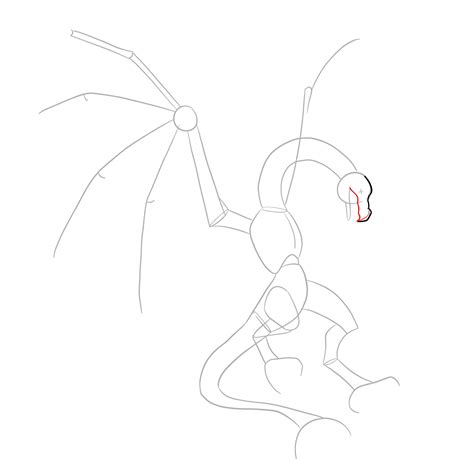 How To Draw A Wyvern Sketchok Easy Drawing Guides