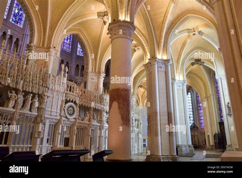 Ambulatory And Sculptures Of The Monumental Screen Around The Choir