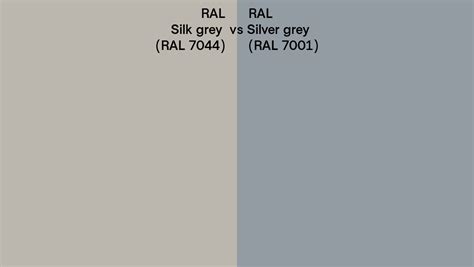 Ral Silk Grey Vs Silver Grey Side By Side Comparison