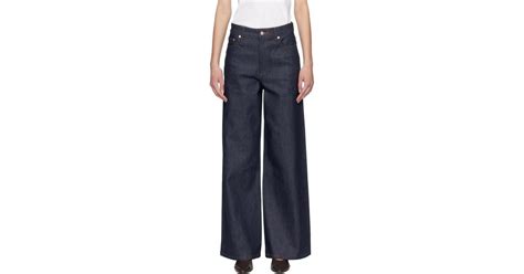 Apc Clyde Jeans In Blue Lyst
