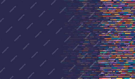 Technology Background Big Data Visualization Tech Abstract Data Lines Premium Vector