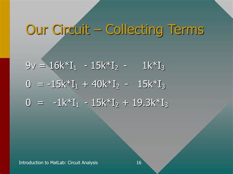 Ppt Introduction To Matlab Circuit Analysis Powerpoint Presentation