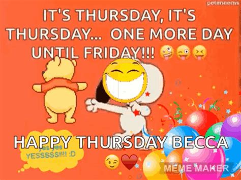 Its Thursday S