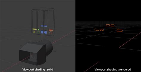 D View Viewport Rendered With Some Objects Display In Solid Mode Blender Stack Exchange