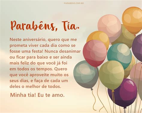 Parabéns Tia 75 Mensagens De Feliz Aniversário