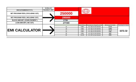 Fee Structure Pdf