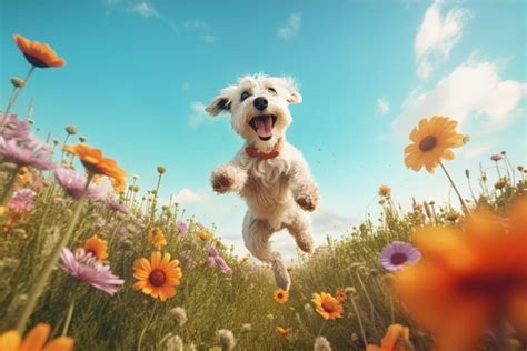Funny Happy Dog Generate Ai