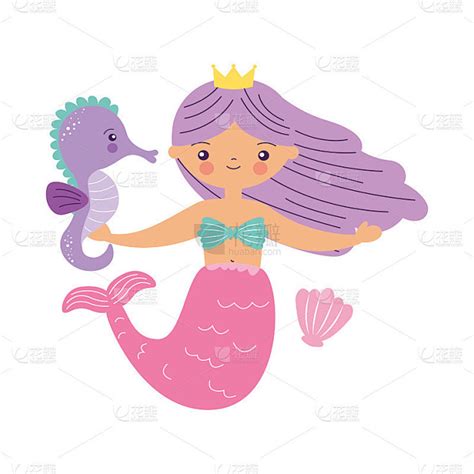 美人鱼的卡通