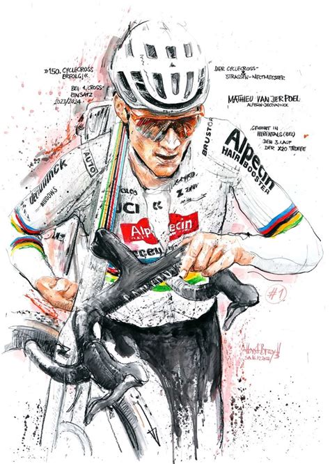 Mathieu Van Der Poel Alpecin Deceuninck Herentals X2o Cross Trofee 2023 100x70cm Sport