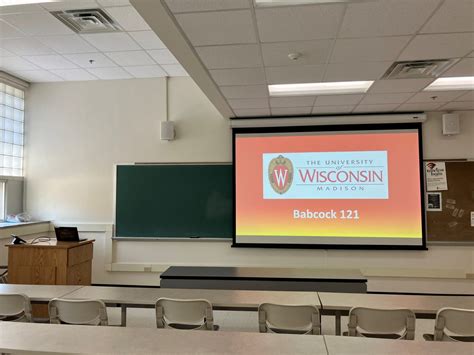 Babcock Hall 121 Classroom Media Support Uwmadison