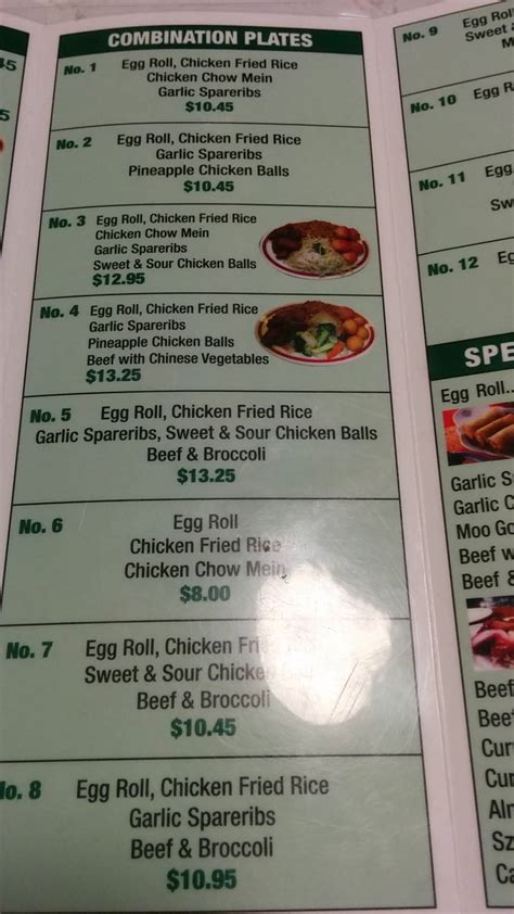 Menu At Won Wong Restaurant Dieppe