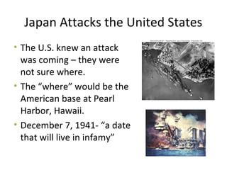 The United States Enters Wwii Ppt