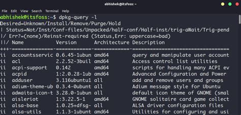 How To List Installed Packages On Ubuntu And Debian
